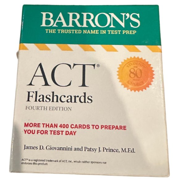 barrons | Other | Act Flashcards Fourth Edition Uptodate Review By ...